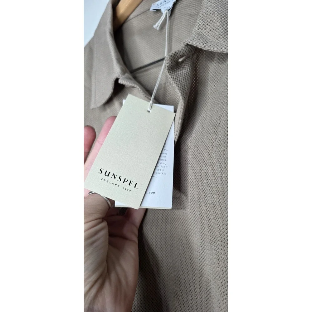 Sunspel | Shirts | New Sunspel Riviera Polo Shirt Xxl Golden Brown ...